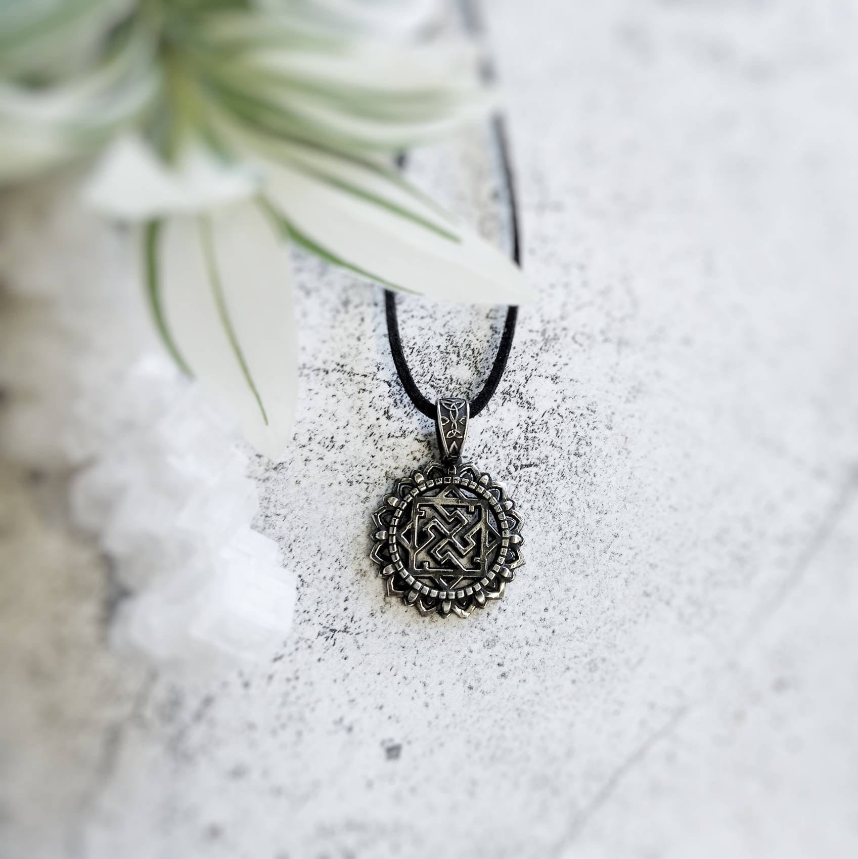 Slavic Protection Symbol Pendant Viking Necklace Celtic Men Pendant 925 ...