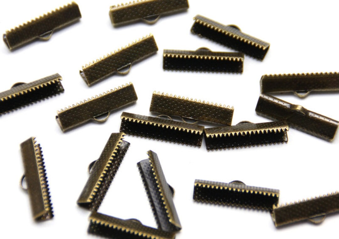 10 X End Caps Tapes Crushing Claws 25 X 8 Mm Bro... 7 - Etsy