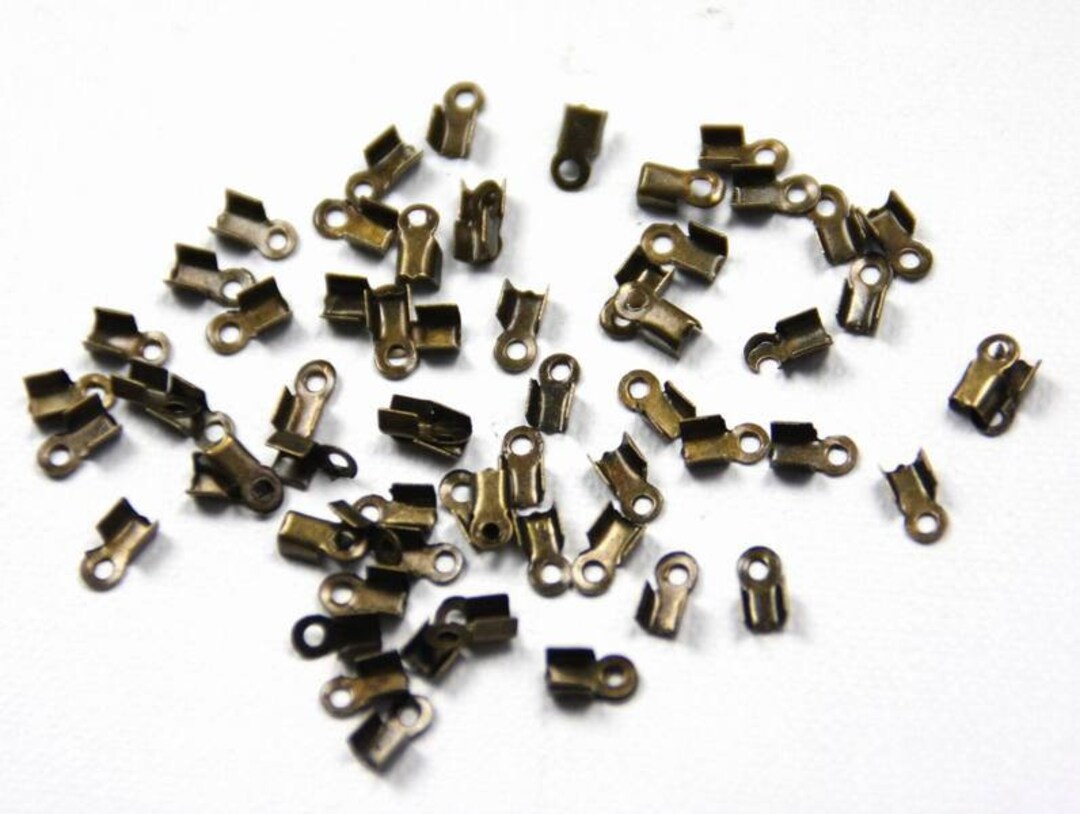 100 End Caps Clamping Plates Bronzef Crushing Claws - Etsy