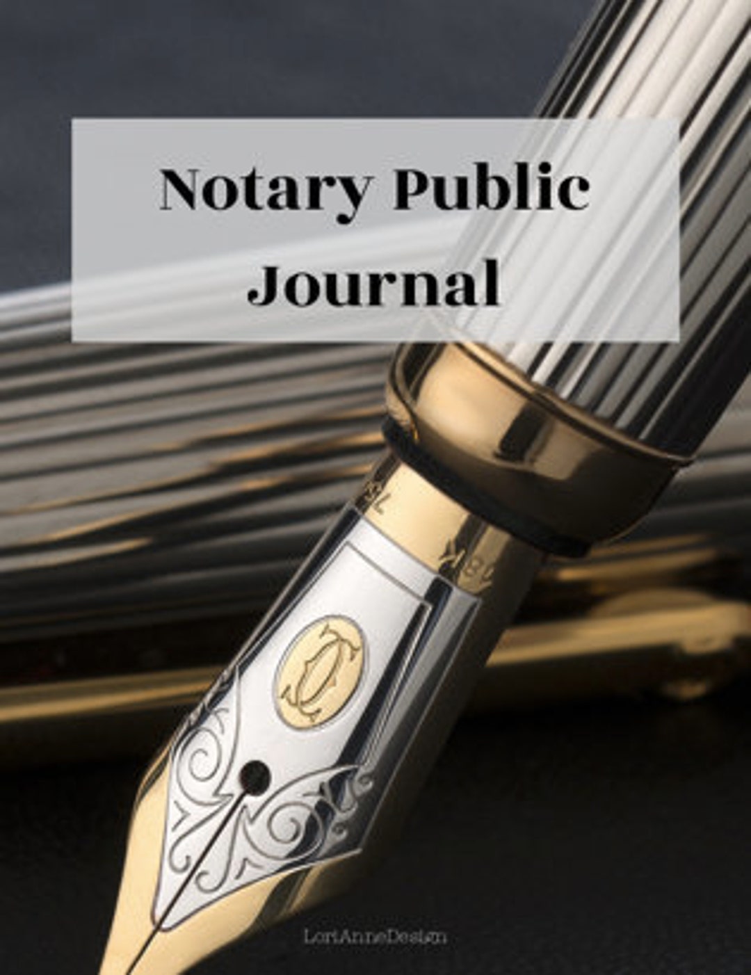 Notary Public Journal - Print Your Own Notary Journal Recordkeeping - Etsy