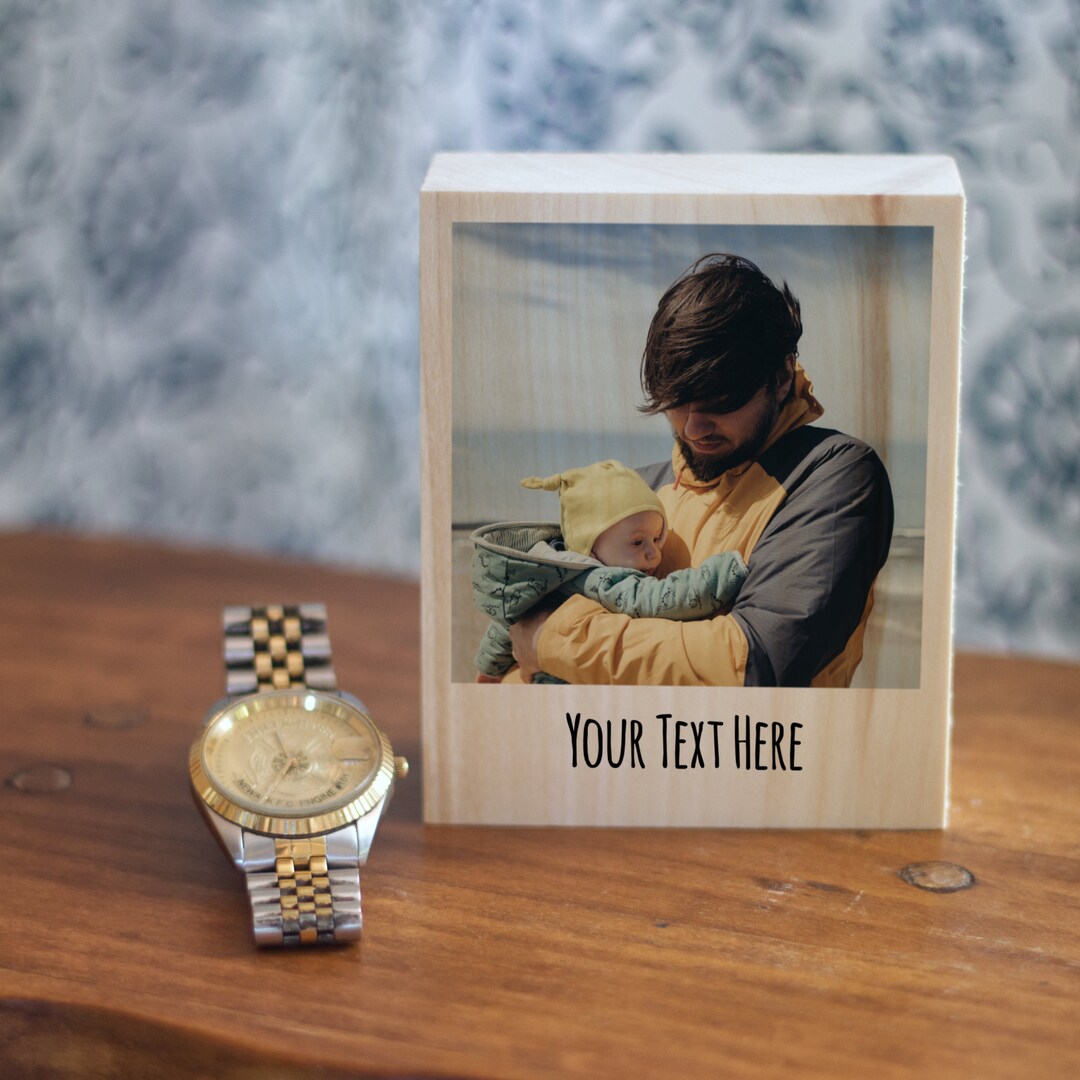 First Father's Day, 1st Fathers Day Gift With Picture, Custom Gift for ...