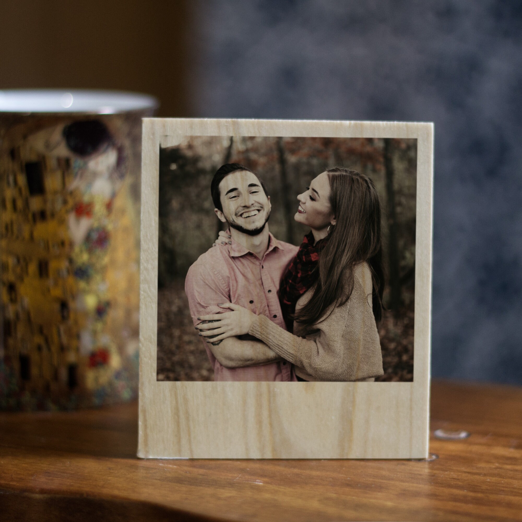 Photo on Wood Slice, Wooden Block With Picture, Personalized Photo ...