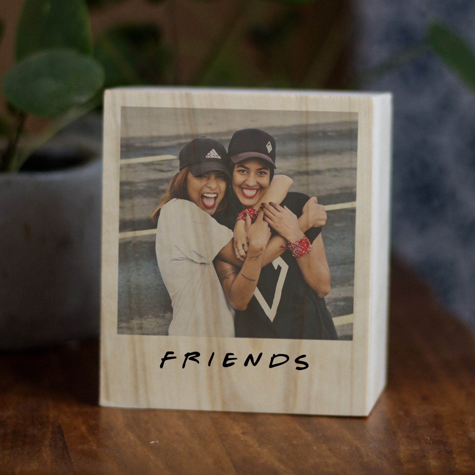 Friends Series Wooden Block With Your Photo Picture on - Etsy