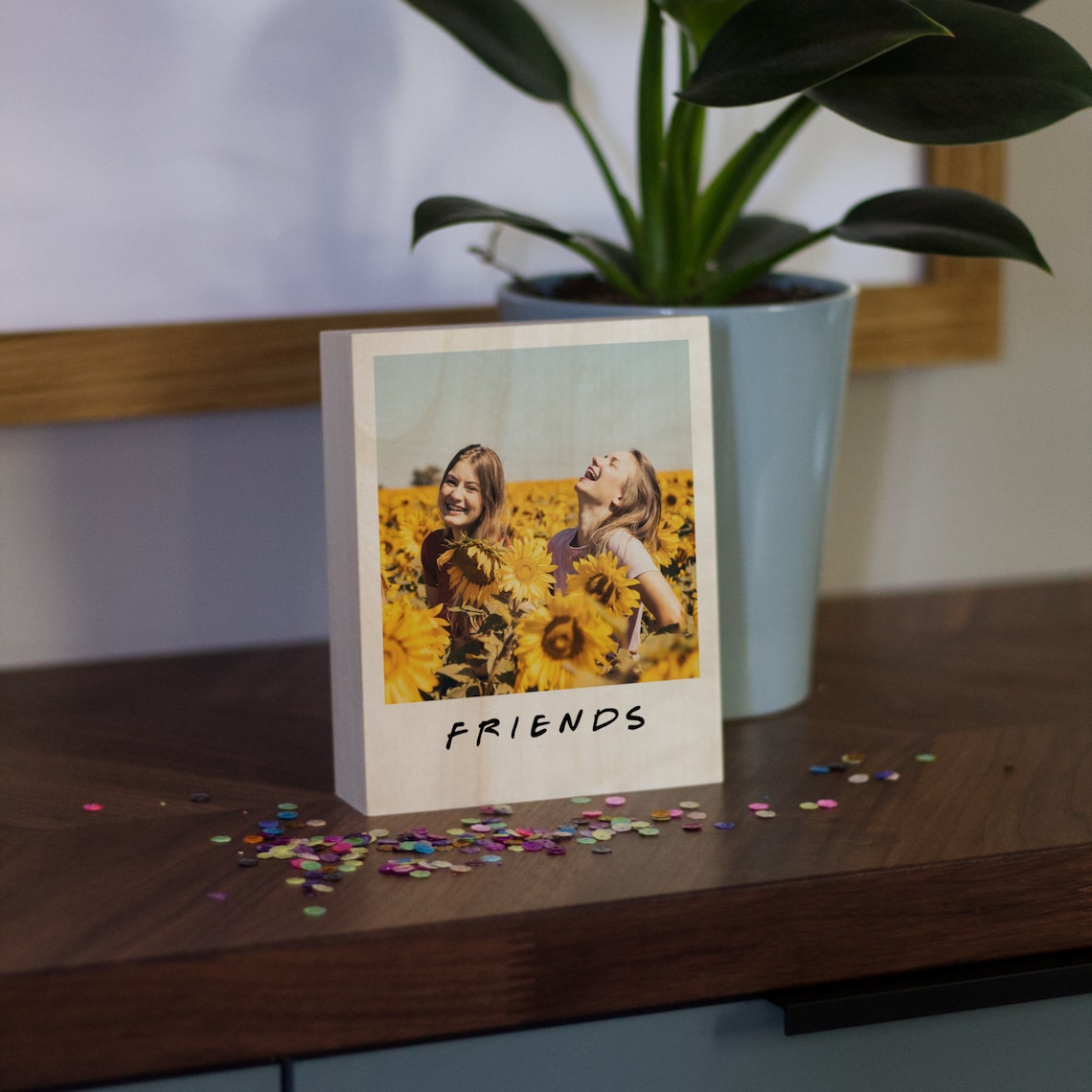 Friends Series Wooden Block With Your Photo Picture on - Etsy