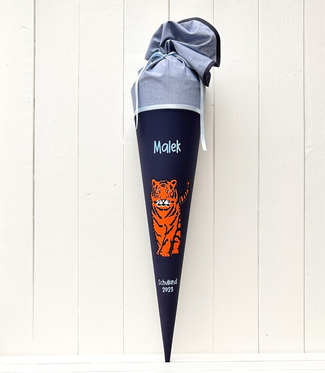 Schultüte Tiger | Stoff | mit Namen | Zuckertüte | 70 cm - Etsy.de