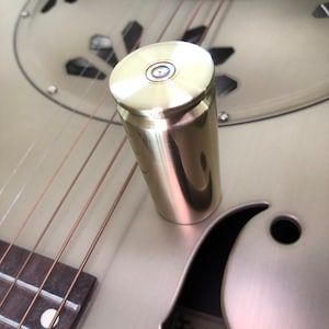 JSA Zn62 “vulcan” 20mm Brass Shell Casing Guitar Slide (US Ring Size ...