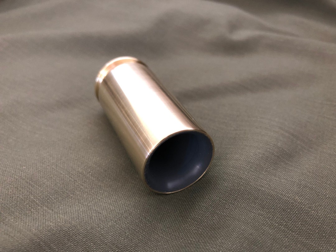 JSA Zn62 “vulcan” 20mm Brass Shell Casing Guitar Slide (US Ring Size ...
