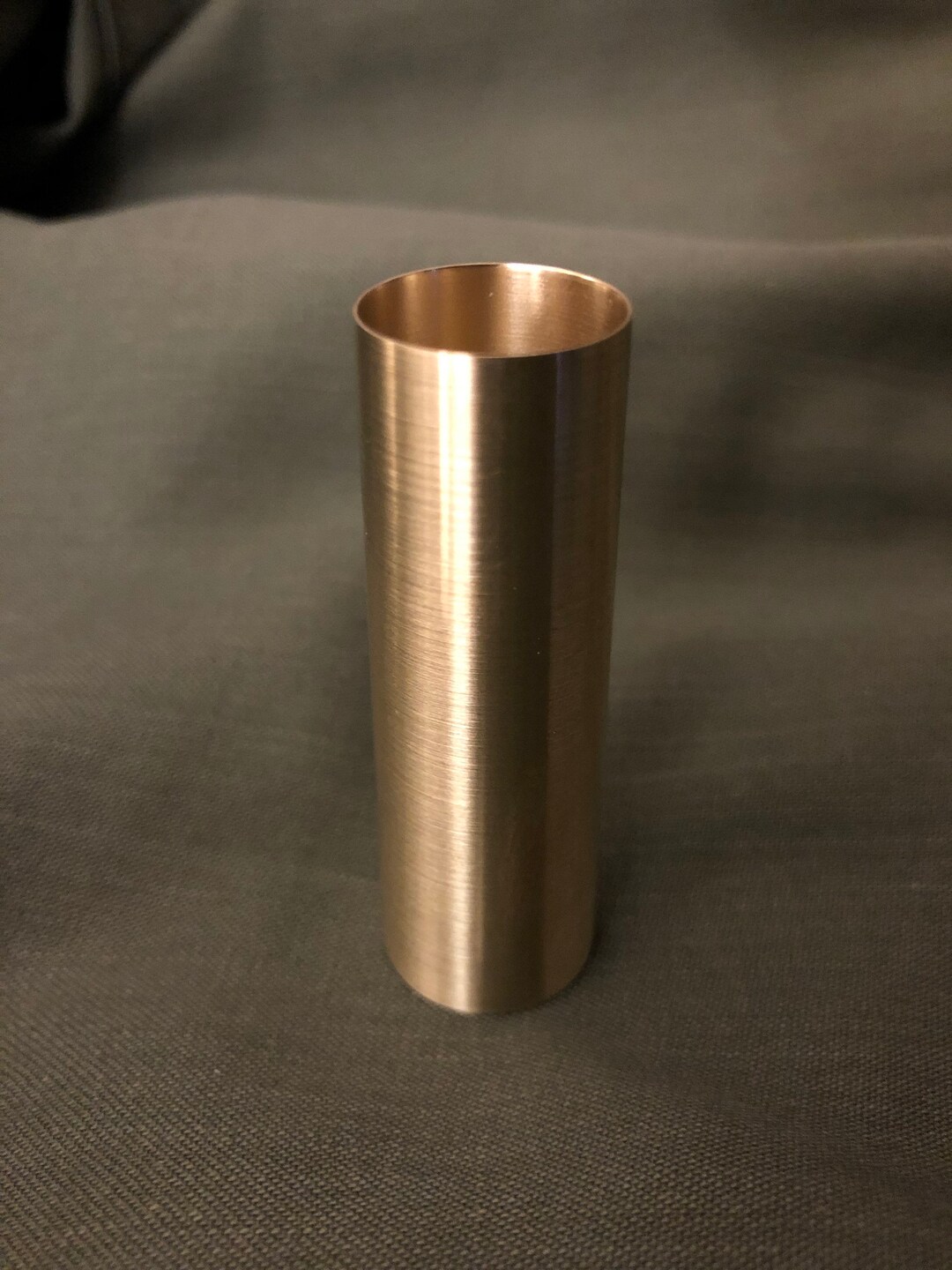 JSA Zn65 .50 Cal Brass Casing, Slim Taper, Guitar Slide (US Ring Size ...