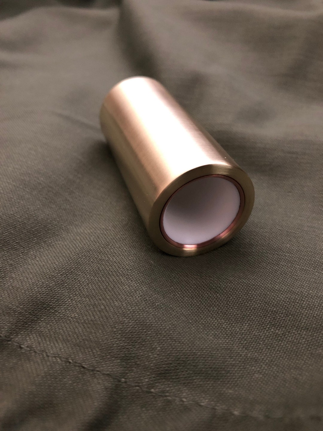 JSA Zn72 “super Heavyweight” Brass, Ultra Small Guitar Slide (US Ring ...