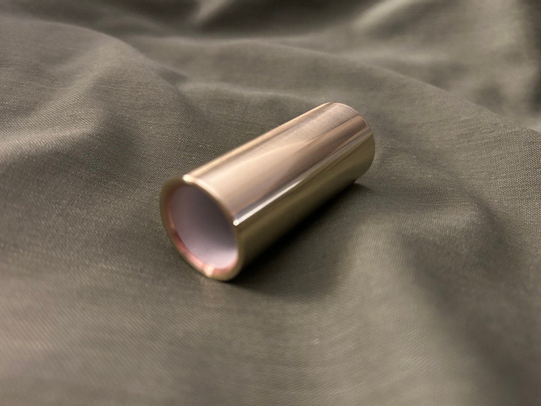 JSA Zn31 “super Middleweight” Brass, Pinky Guitar Slide (US Ring Size ...