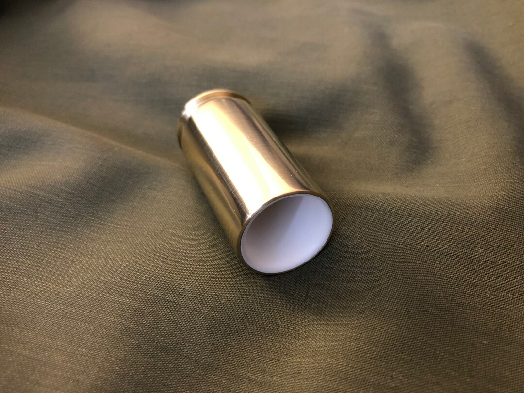 JSA Zn63 “vulcan” 20mm Brass, Shell Casing Guitar Slide (US Ring Size ...