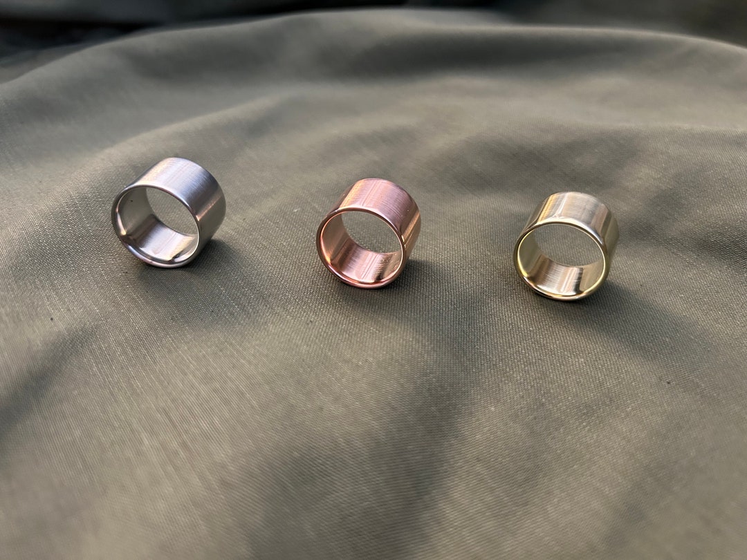 JSA "smoothraw Ring" Trifecta Series, Aluminum, Copper and Brass Guitar ...