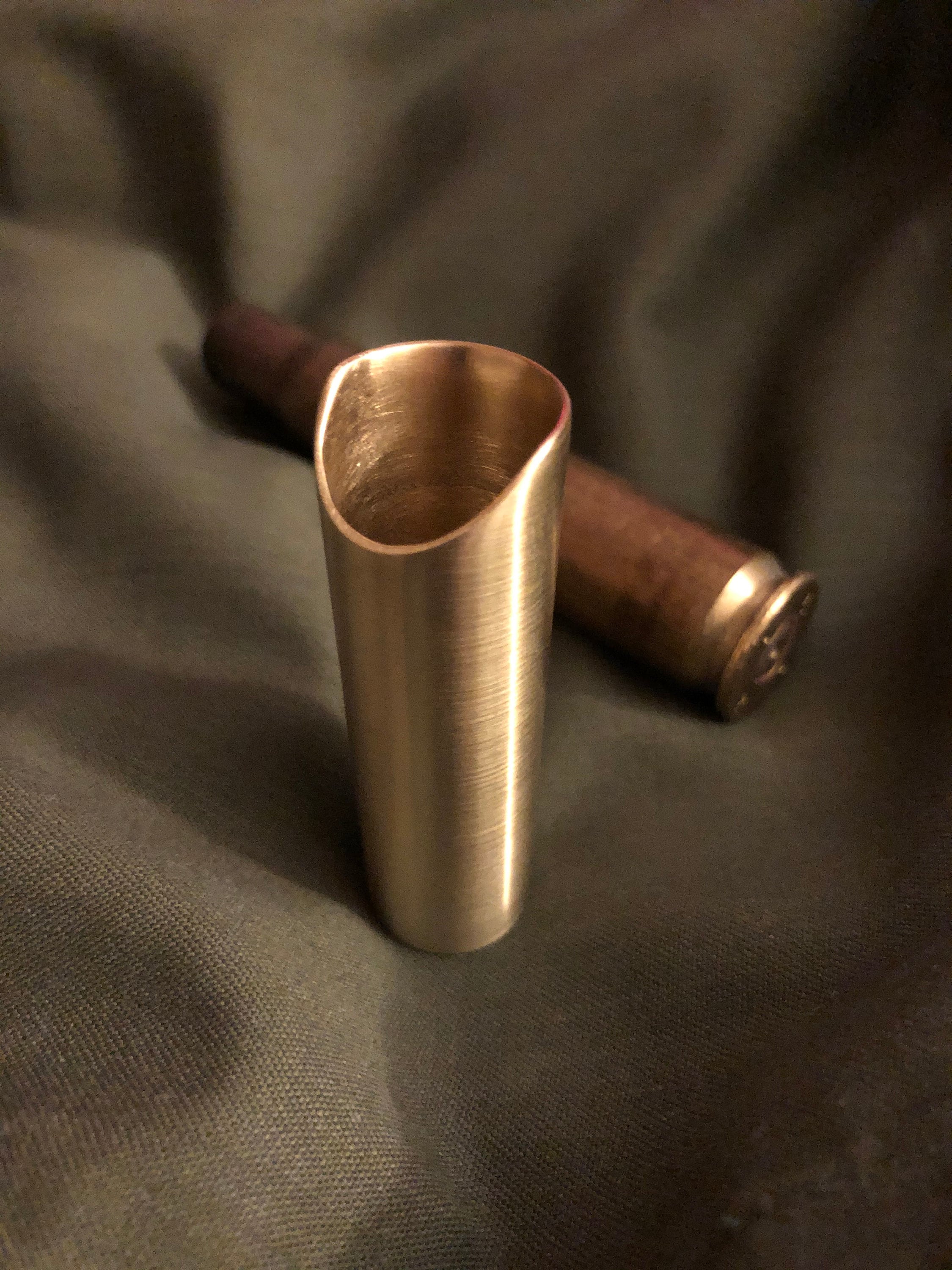 JSA Zn64 .50 Cal Brass Casing Low Profile Guitar Slide US - Etsy Canada