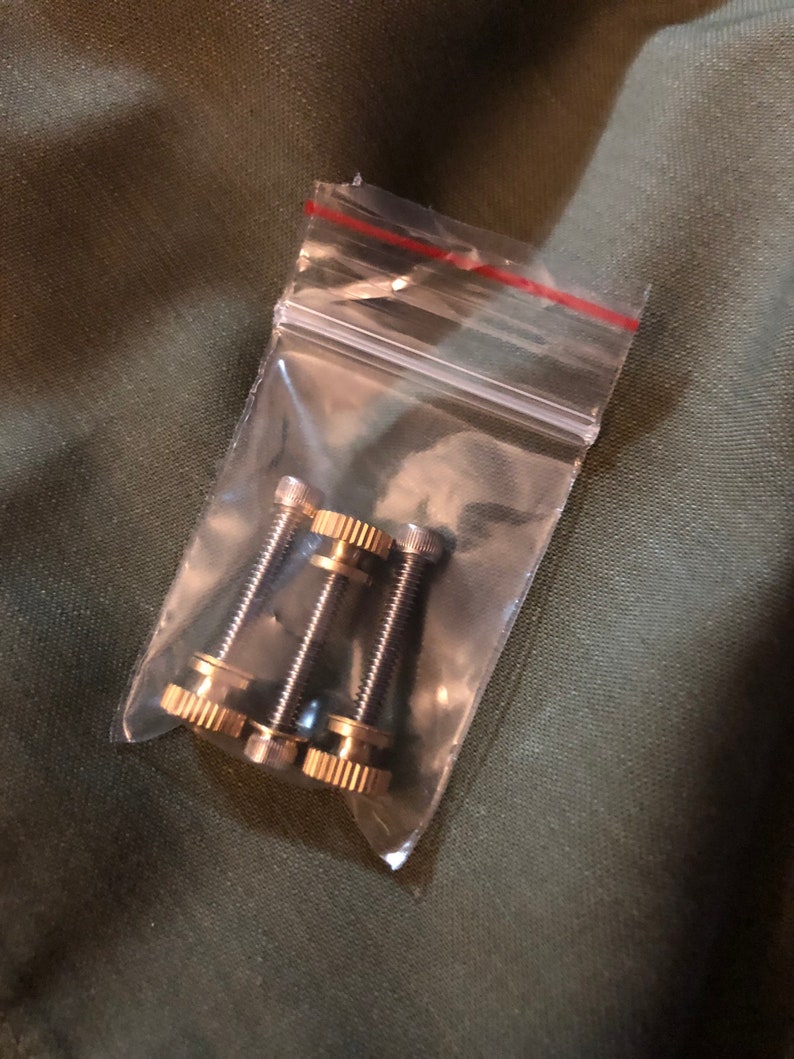 JSA Zn66 Brass Cigar Box Guitar String Clamps 3 Pack - Etsy