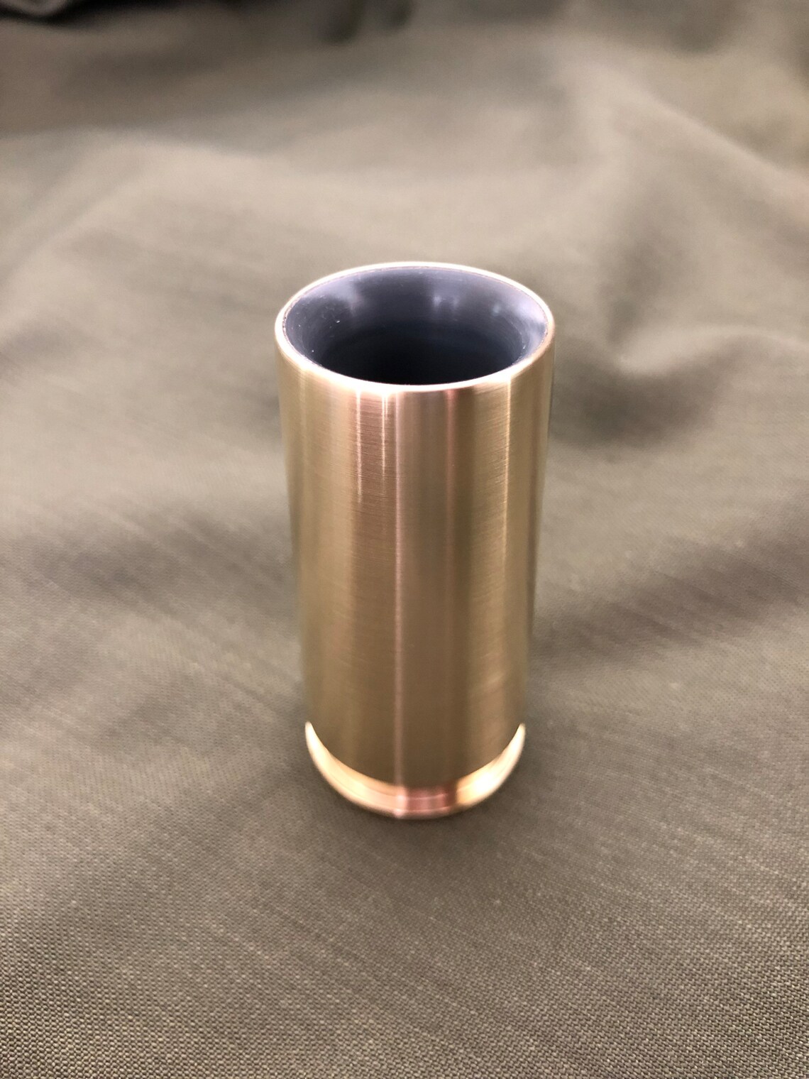 JSA Zn62 “vulcan” 20mm Brass Shell Casing Guitar Slide (US Ring Size ...