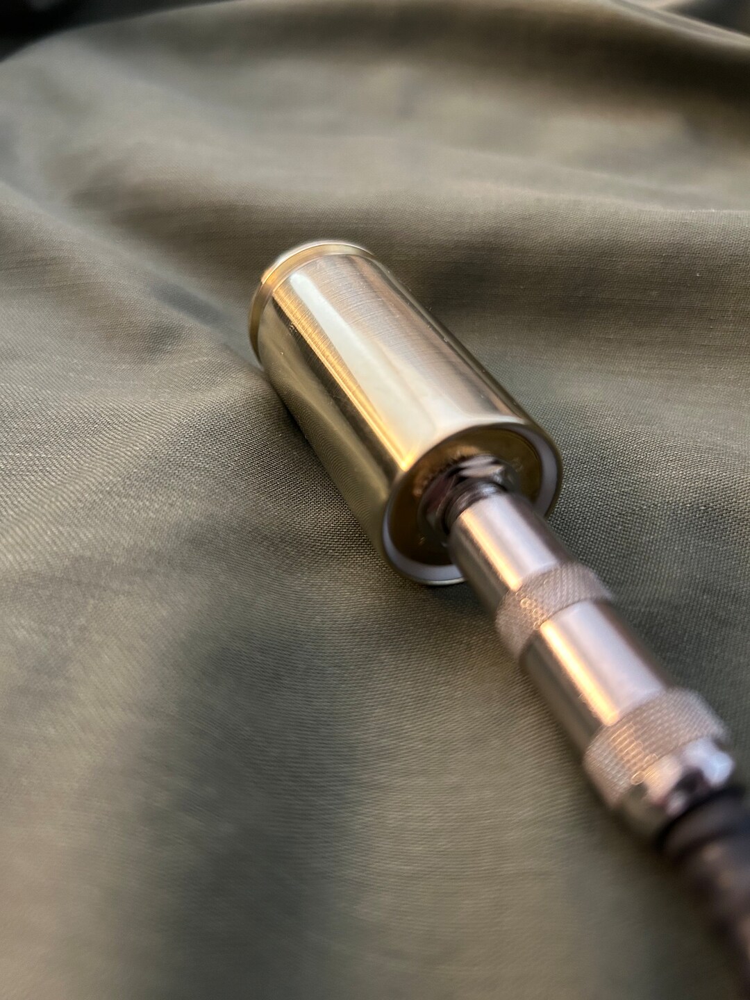 JSA Zn56 “vulcan” 20mm Brass Casing, Amplified Lap Steel Guitar Slide ...
