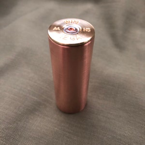 JSA Cu70 “winchester” Copper Shotgun Shell Guitar Slide (US Ring Size 9 ...