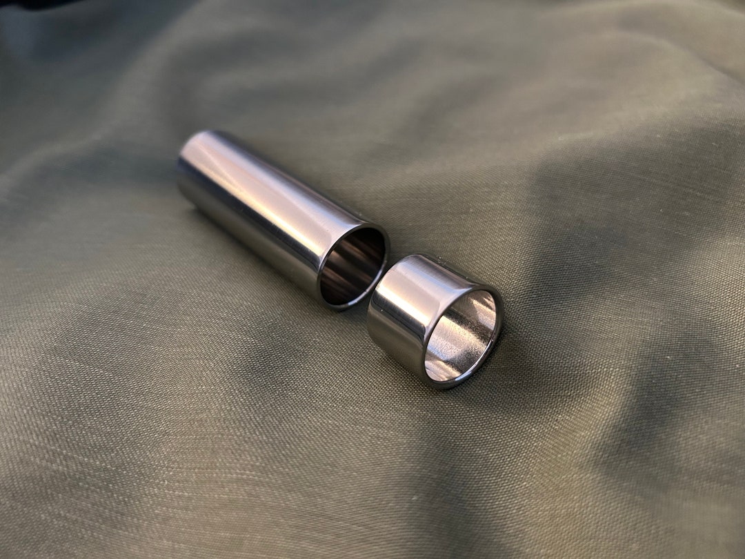 JSA “delorean SS” 316 Stainless Steel Streamlined Guitar/ring Slide ...