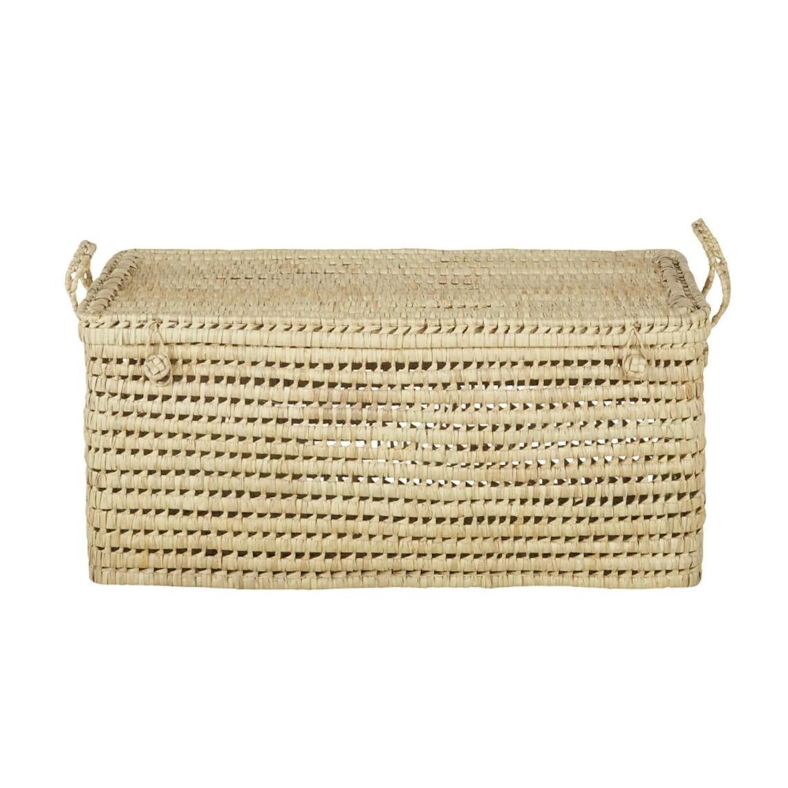 Woven Wicker Toy Box Rattan Palm Storage Trunk and Storage - Etsy