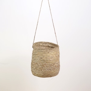 Straw Hanging Pot Cover - Etsy