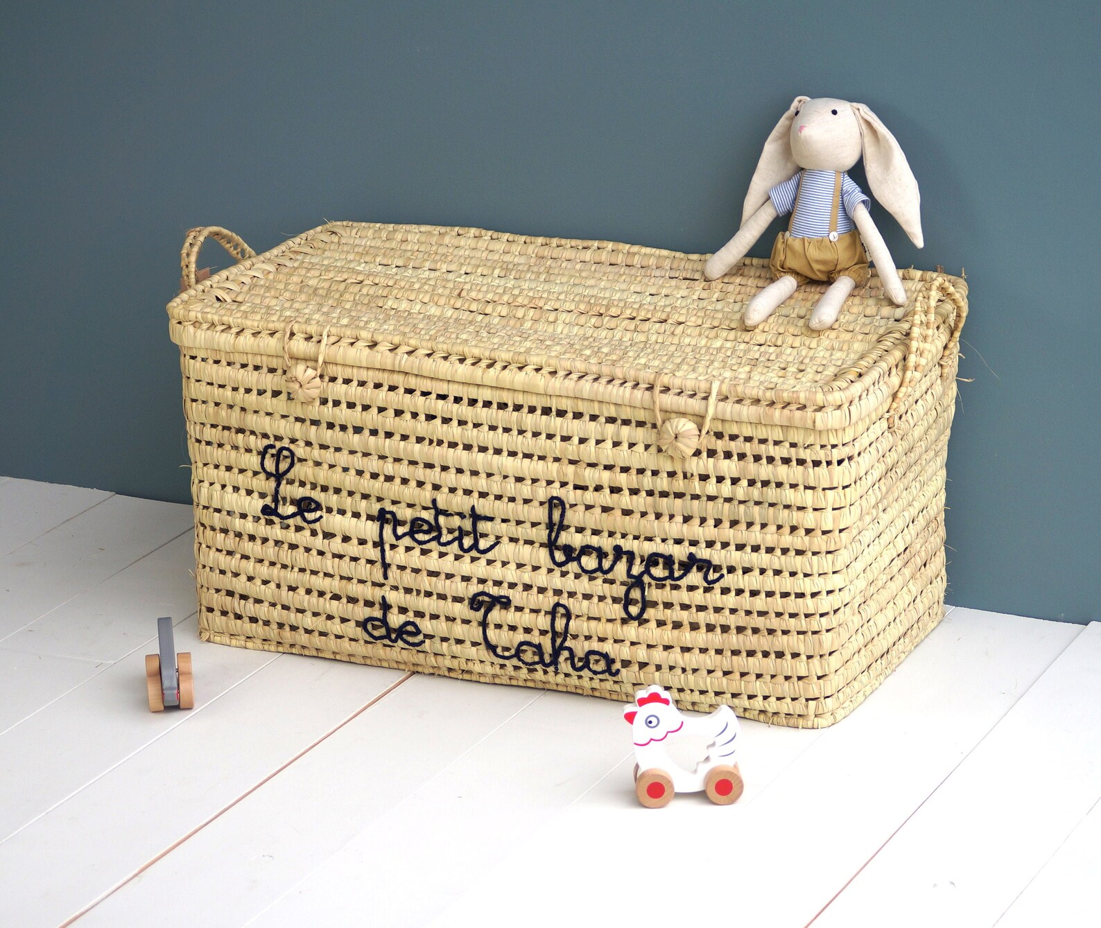PERSONALIZED Wicker storage chest toy trunk wicker toy | Etsy