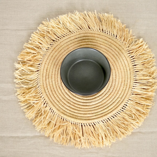 Raffia Placemat - Etsy