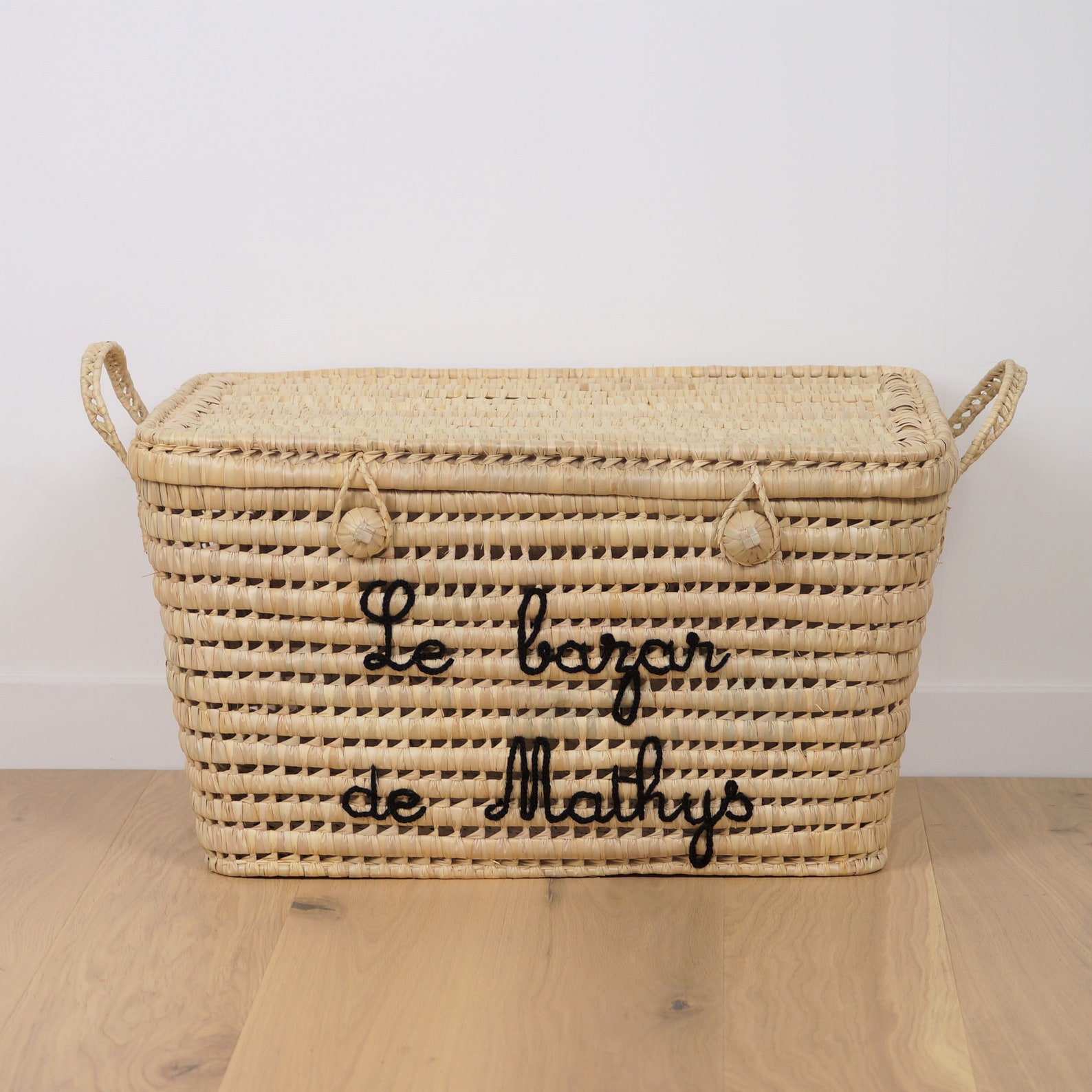 PERSONALIZED Wicker Storage Chest Toy Trunk 60cm - Etsy