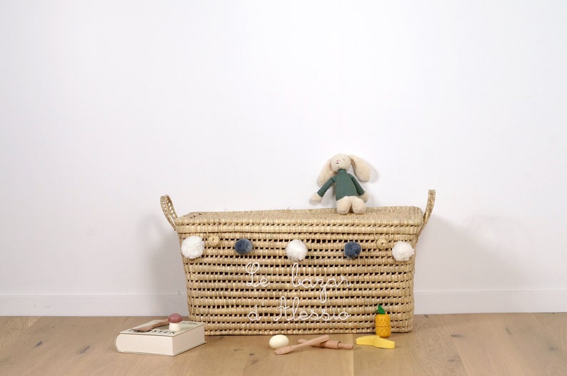 PERSONALIZED Wicker Storage Chest Toy Trunk Wicker Toy - Etsy