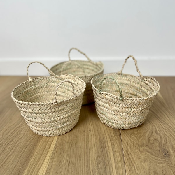 Basket With Handle - Etsy