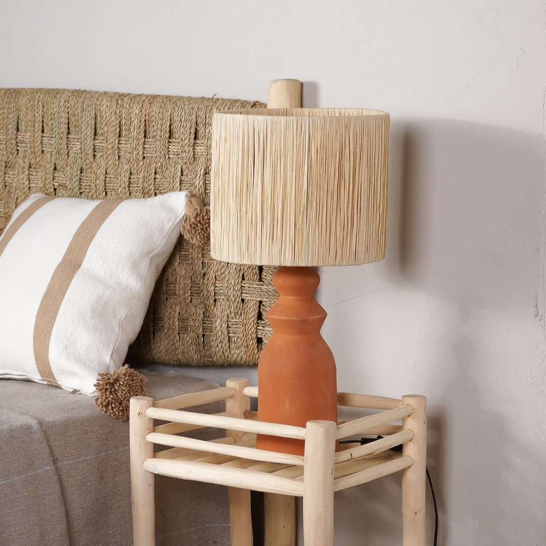 Terracotta Lamp Base - Terracotta - Etsy
