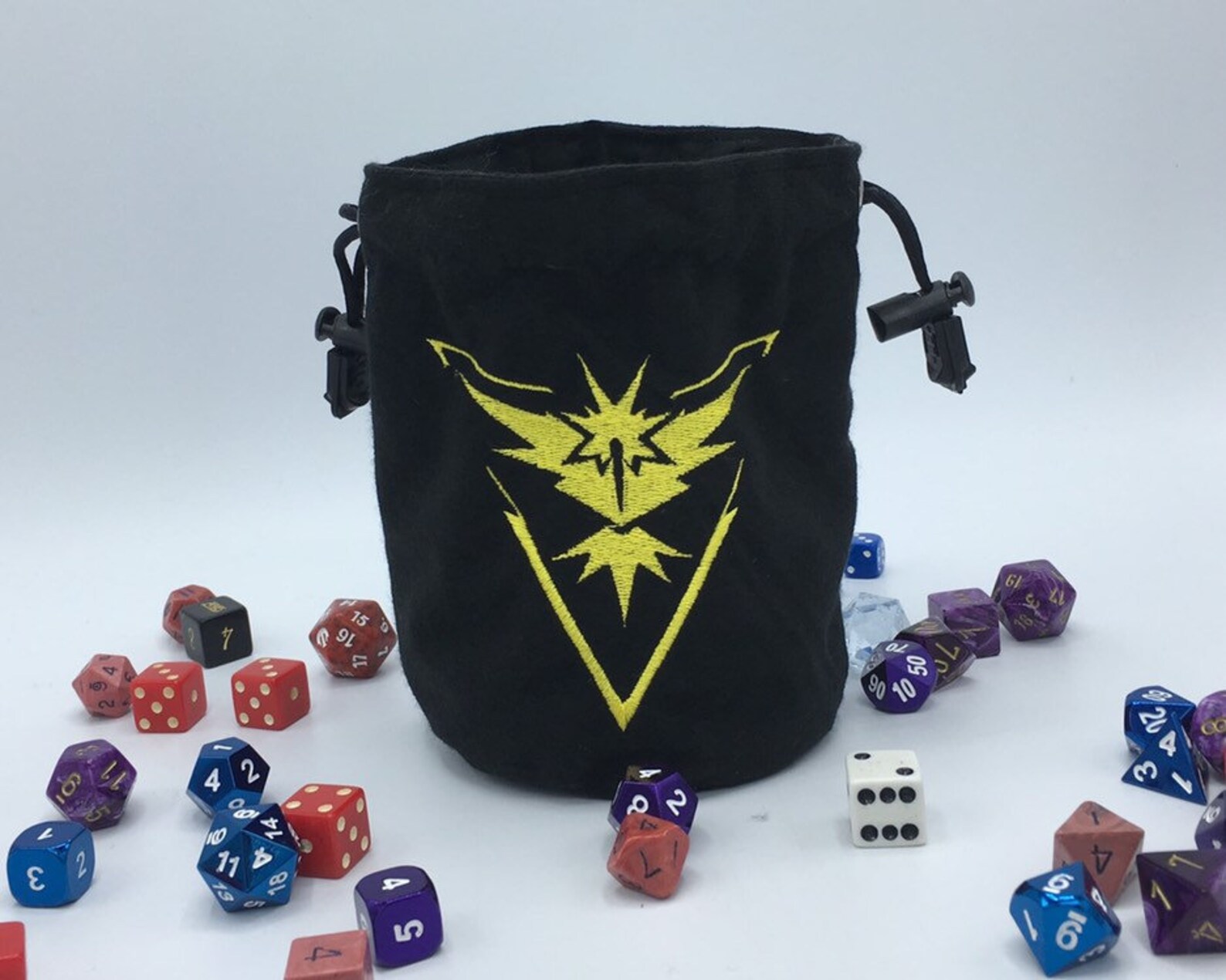 Pokemon Teams Dice Bag Black Gaming Bag D&D Dice Bag Dnd - Etsy