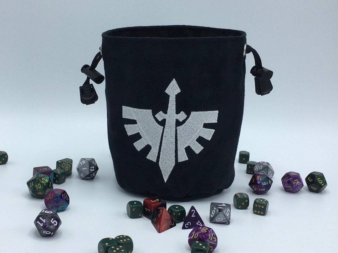 Dark Angels Dice Bag, Warhammer 40k Gaming Bag, D&D Dice Bag, Dnd Dice ...