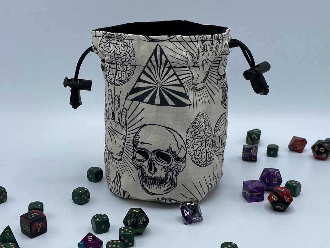 Palmistry Dice Bag, Pagan Dice Bag, Gaming Bag, D&D Dice Bag, Dnd Dice ...