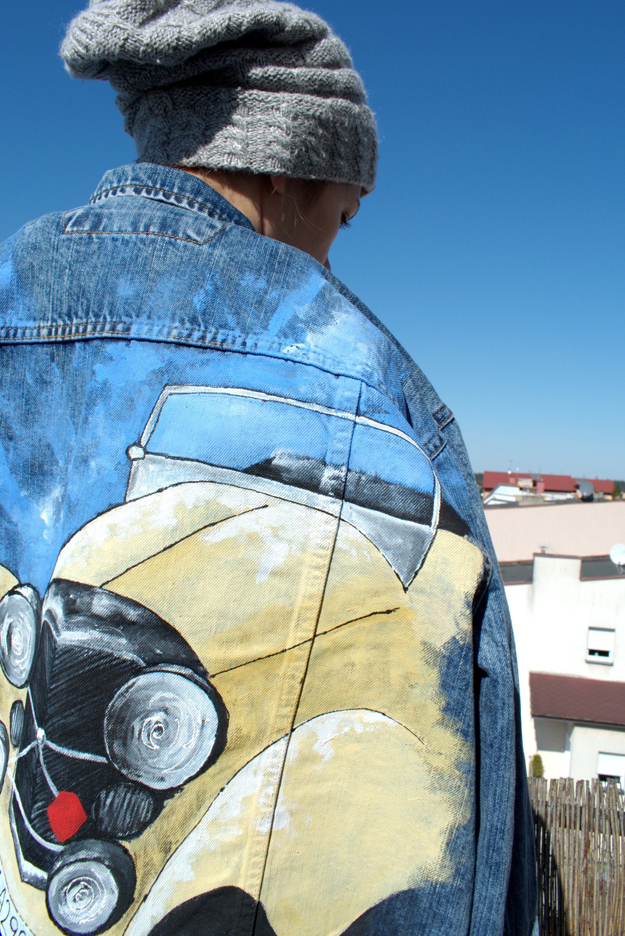 Custom Denim Jacket With Mercedes From Photo, Boyfriend Gifts, Custom ...
