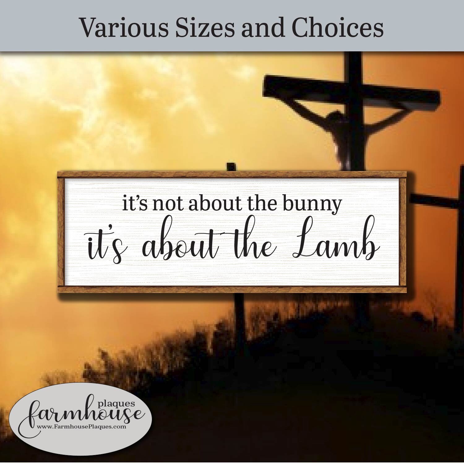 It's Not About The Bunny It's About The Lamb Sign | Etsy