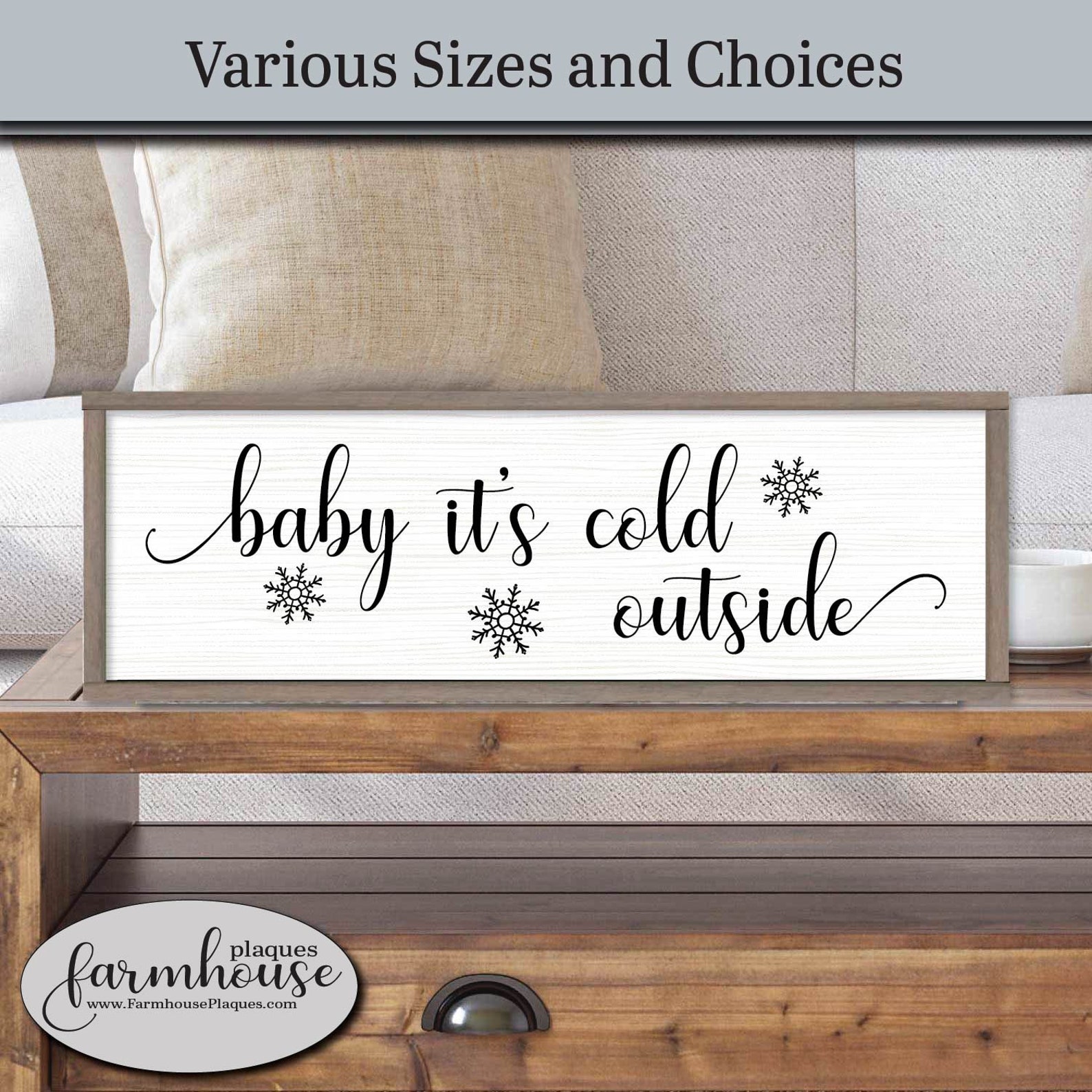 Baby It's Cold Outside Sign Farmhouse Decor Signs and | Etsy