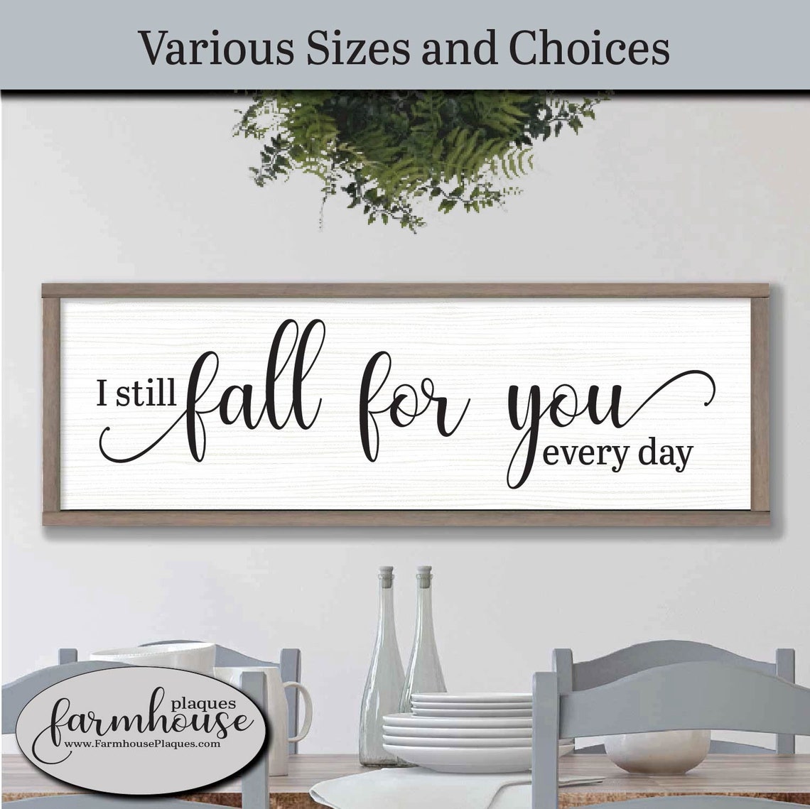 I Still Fall For You Everyday Sign Farmhouse Decor Signs and | Etsy