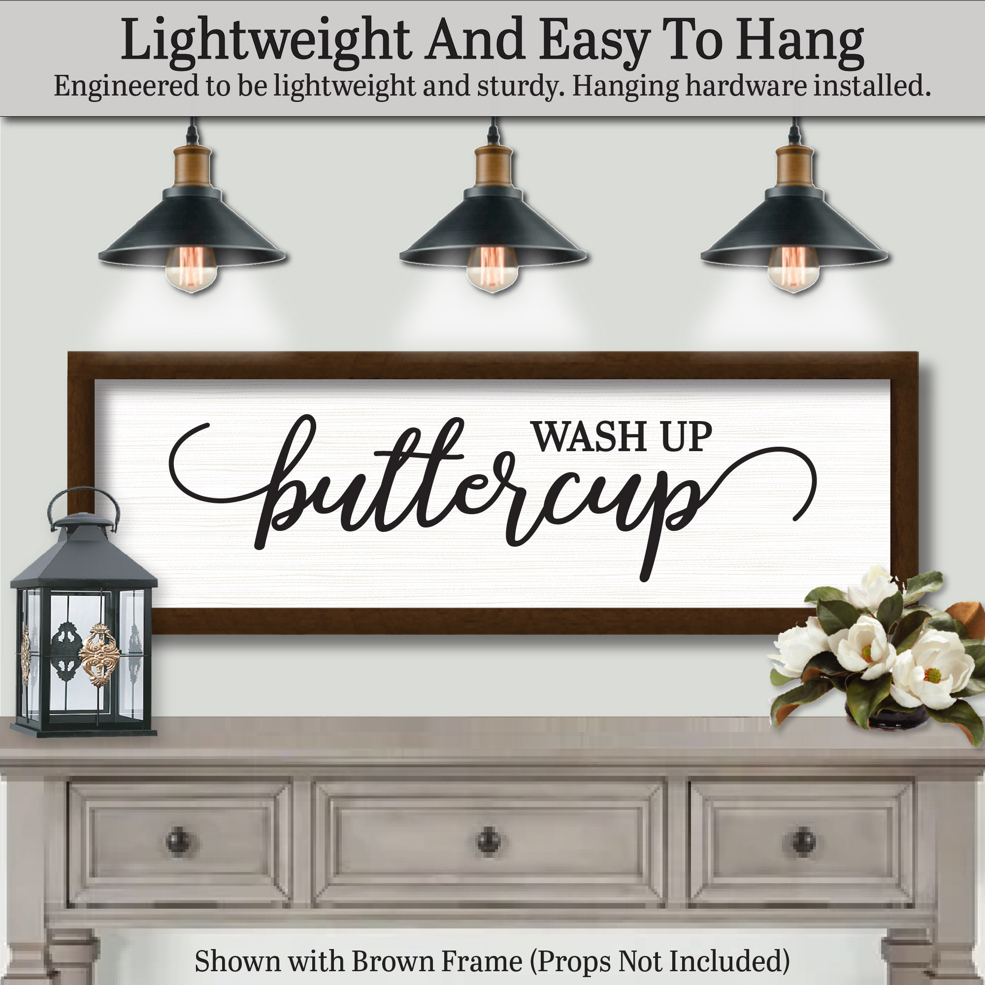 Wash up Buttercup, FARMHOUSE HOME DECOR, Rustic Decor Quotes ...