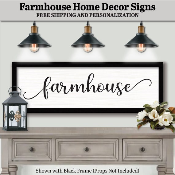 Farmhouse Sign FARMHOUSE DECOR SIGN Gather Wall Art Sign - Etsy