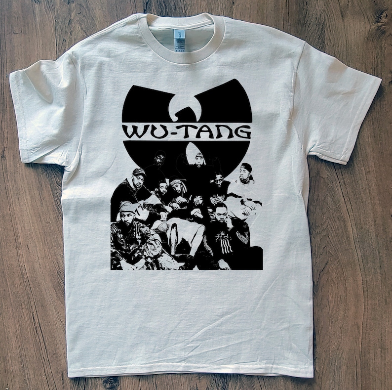 Wu Tang Clan Stencil Art T-shirt - Etsy