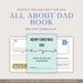 All About Dad Book From Kids Makes a Special Christmas Gift for Dad ...