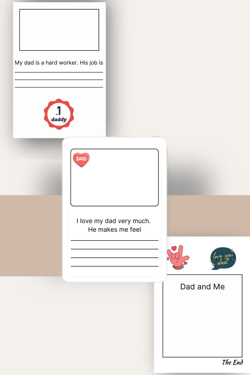 All About Dad Book From Kids Makes a Special Christmas Gift for Dad ...