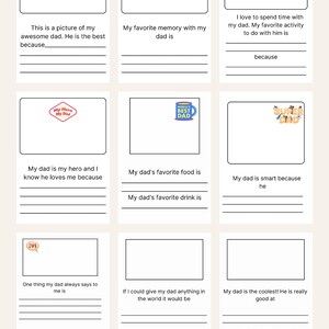 All About Dad Book From Kids Makes a Special Christmas Gift for Dad ...