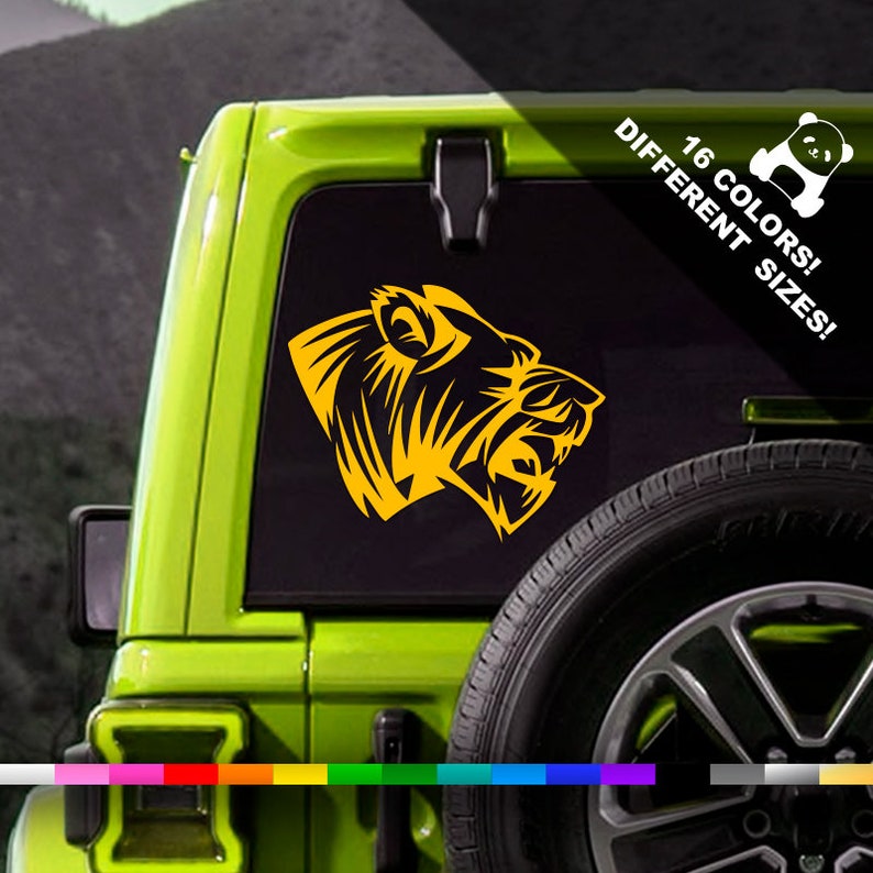 Tiger Car Decal Stripes Truck Or Bumper Sticker | Etsy
