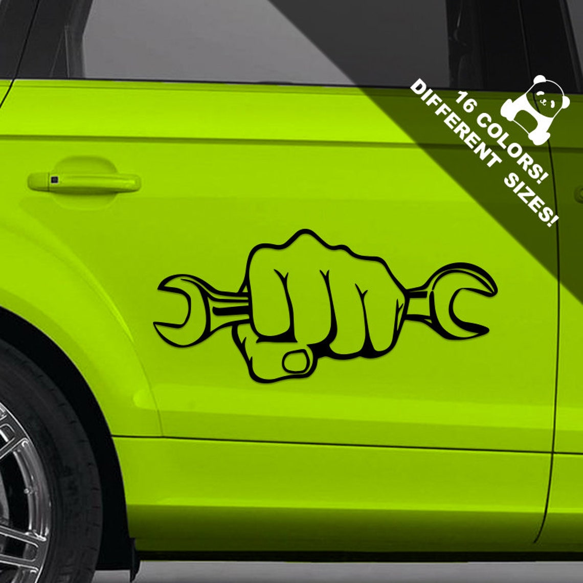 Adjustable Wrench Car Vinyl Decal Wrench Tool Truck Or Bumper | Etsy