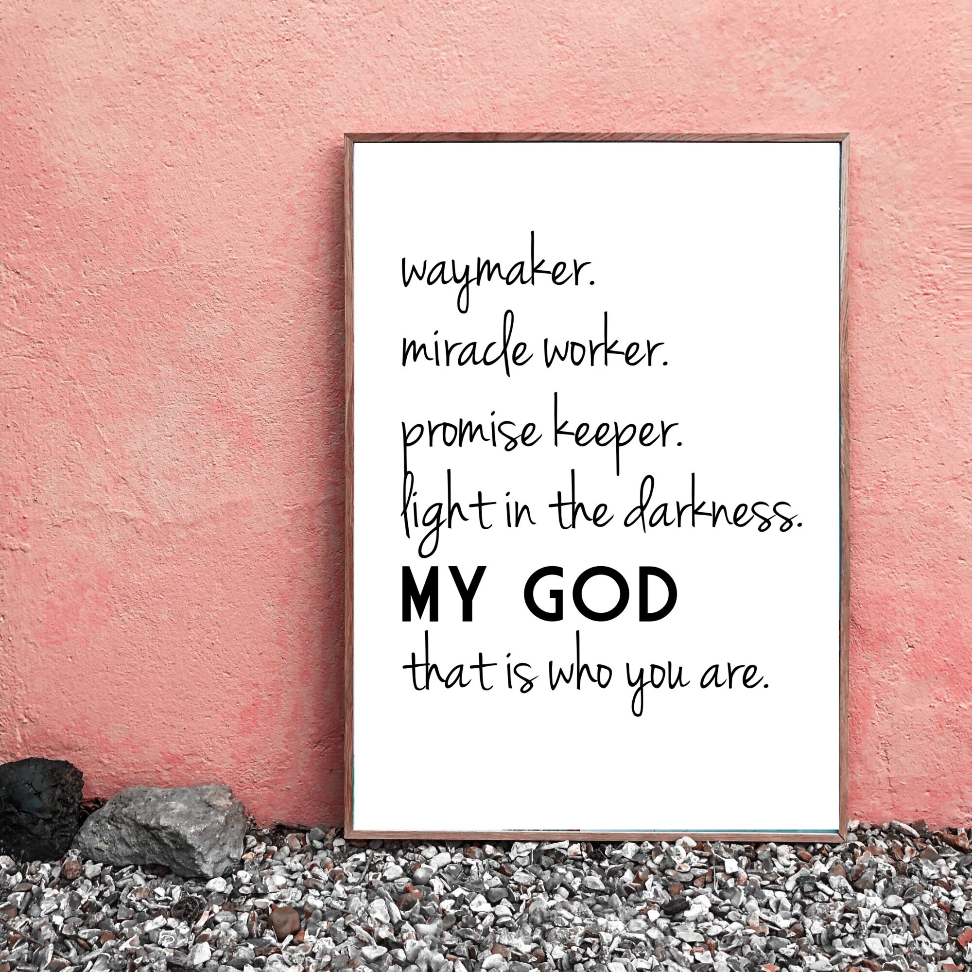 Prints Digital Prints Art & Collectibles waymaker print etna.com.pe