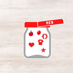 MONTESSORI COLOR ACTIVITY - Color Matching Activity Digital Download ...