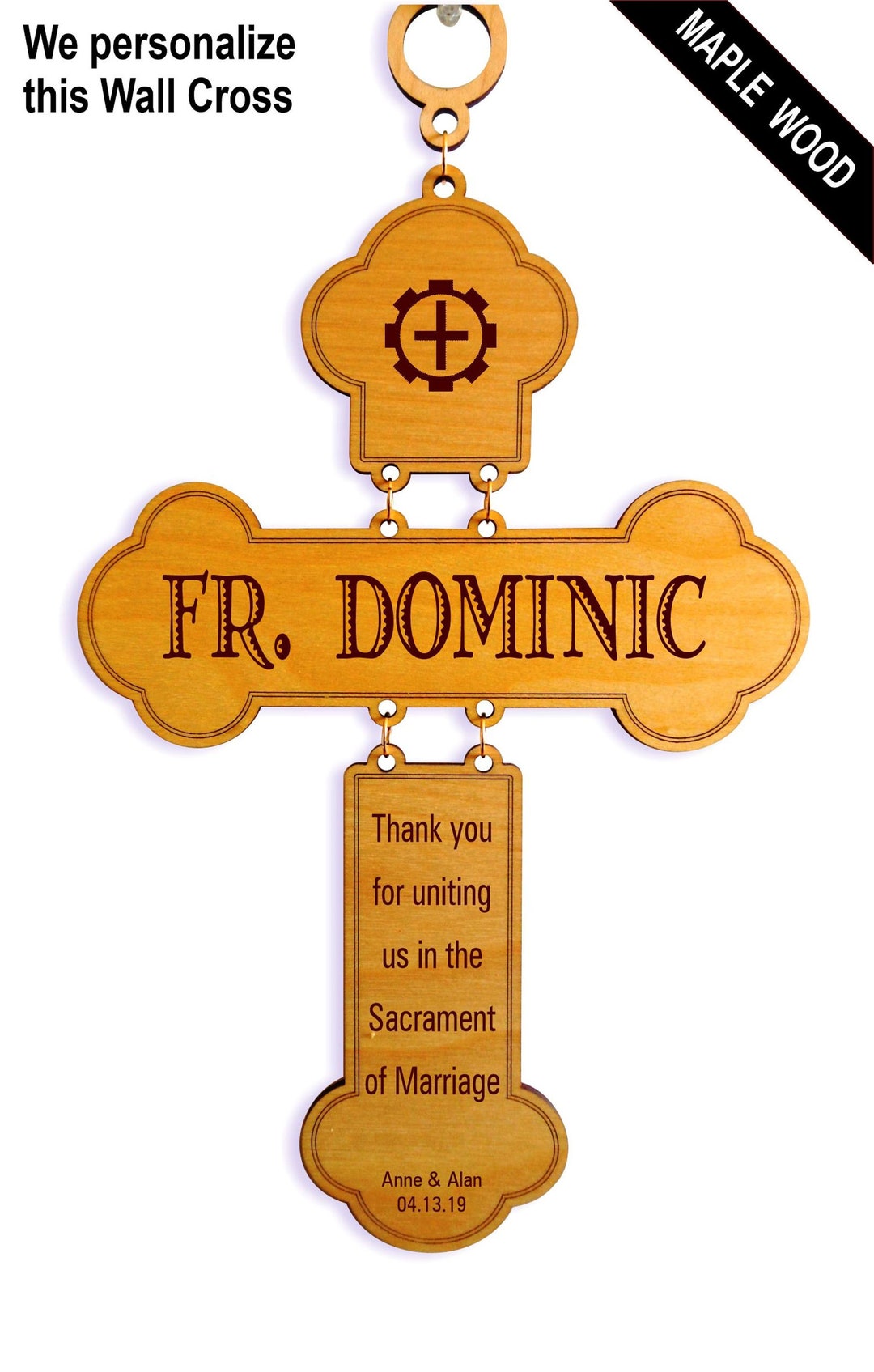 Custom Catholic Priest Gift | Wedding Officiant Gifts | Personalized ...