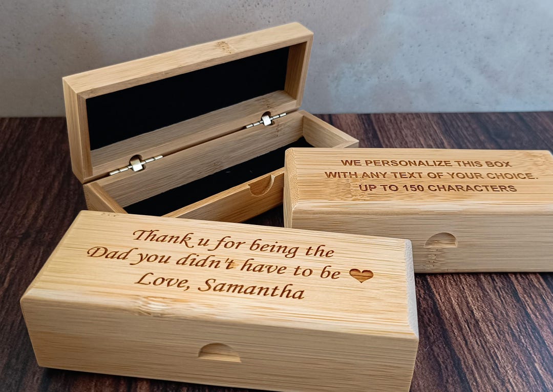 Personalized Wooden Box | Custom Wood Keepsake Box | Engraved Name Box ...