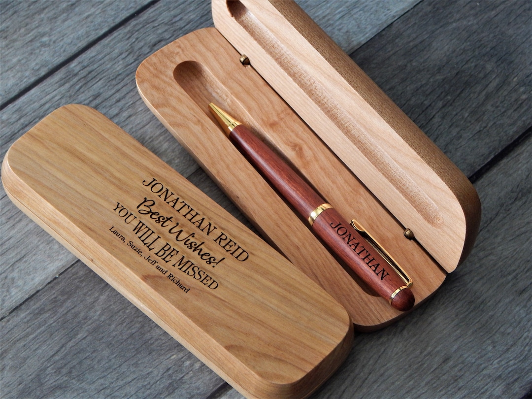 Wood Pen | Going Away Gift for Coworker | Engraved Boss Leaving Gifts ...